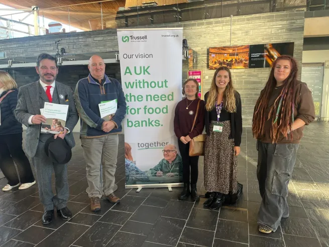 C.A.N at Senedd for manifesto launch | Cardiff Foodbank
