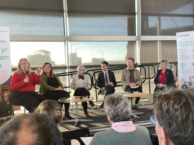 C.A.N at Senedd for manifesto launch | Cardiff Foodbank