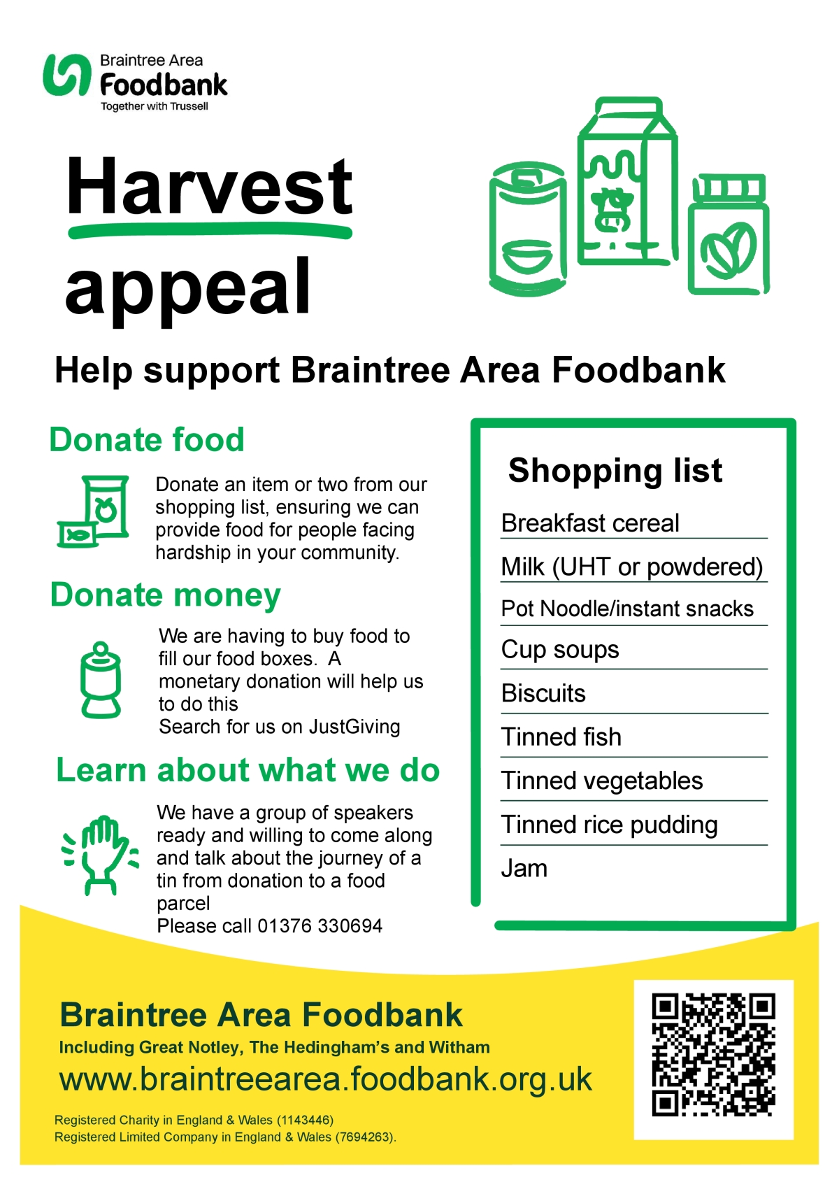 Harvest 2025 - You can make a difference to your community | Braintree ...