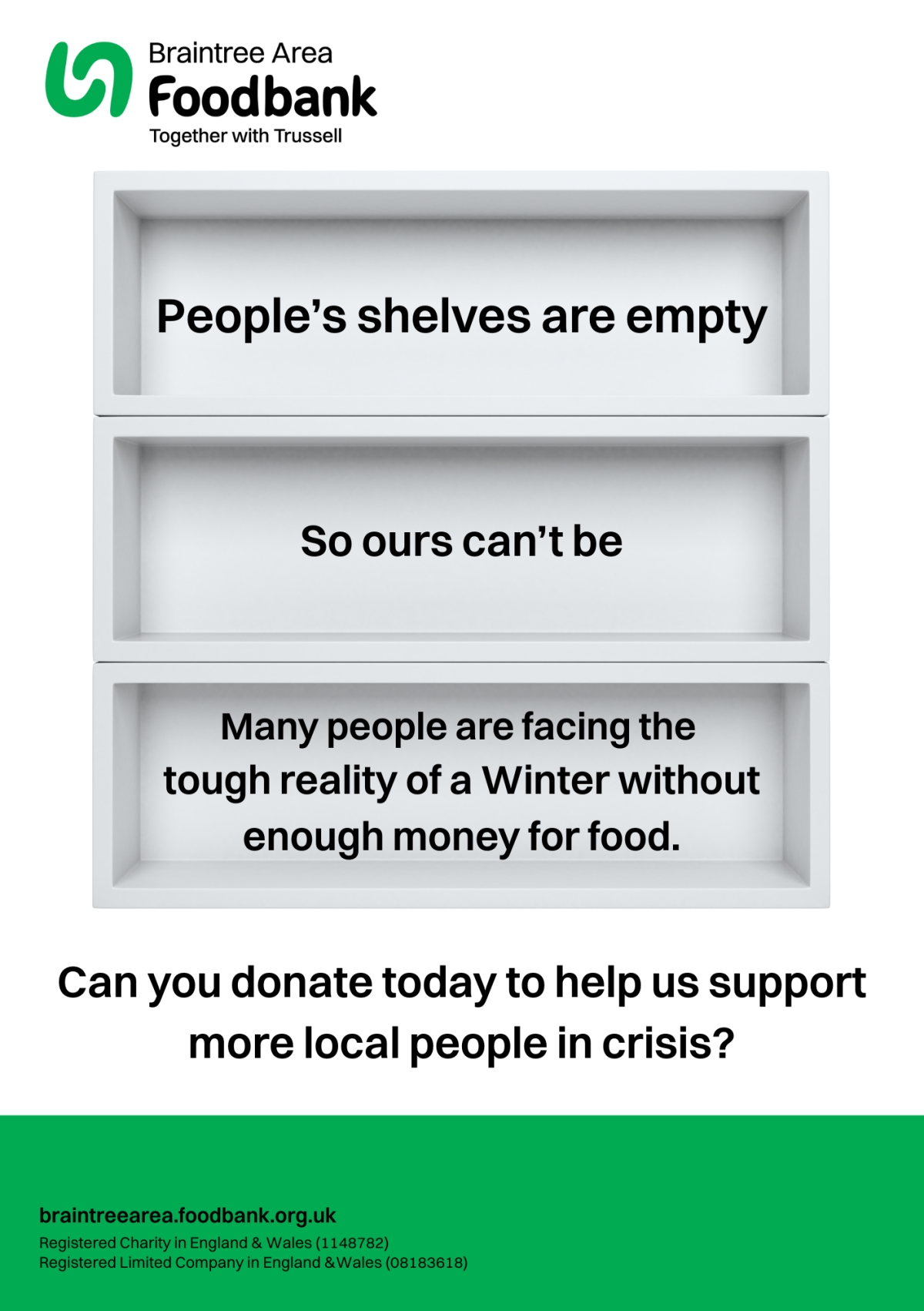 Winter Appeal | Braintree Area Foodbank